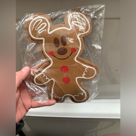 Disney | Bags | New Disney Christmas Mickey Mouse Ginger Cookie Coin ...